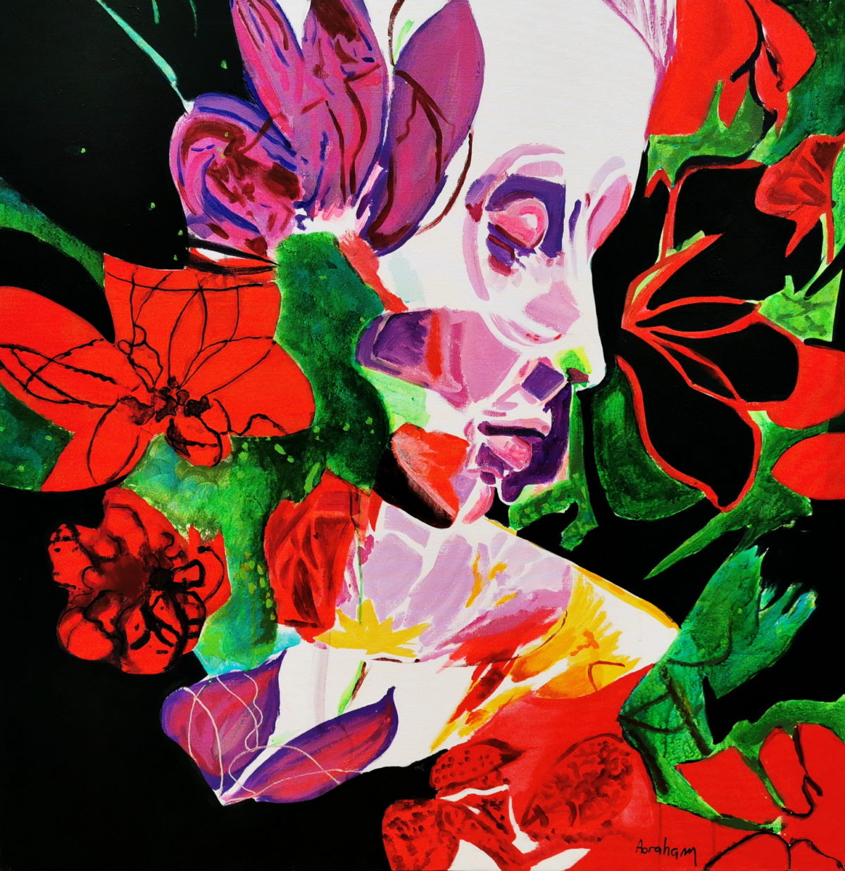 Françoise Abraham Peinture – Galerie Jean-Luc Moreau